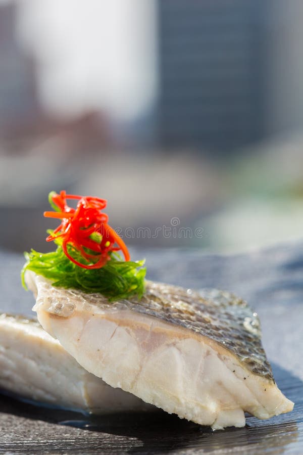 Steamed Organic Fish Fillet Stock Photo - Image of herbs, product: 39476062
