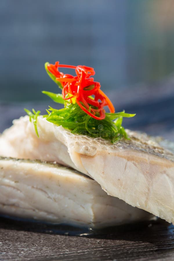 Steamed Organic Fish Fillet Stock Photo - Image of orange, fillet: 39476072