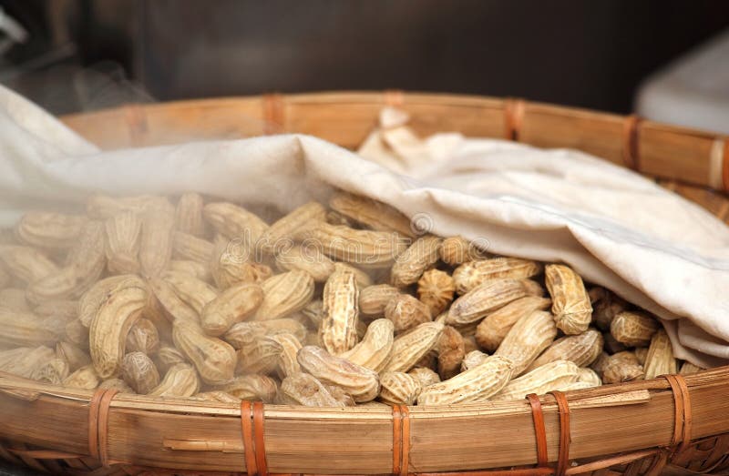 Steamed Peanuts stock photo. Image of healthy, cooked - 38213698