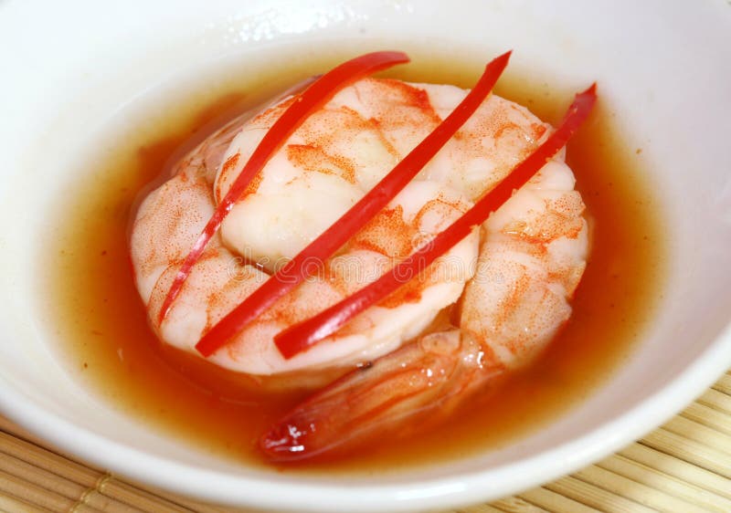 Steamed Prawns stock photo. Image of chinese, sour, fresh - 13198432