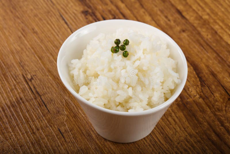 Steamed rice stock image. Image of dinner, white, steamed - 111741917