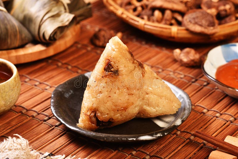 Steamed rice dumpling stock image. Image of dumpling - 221185615