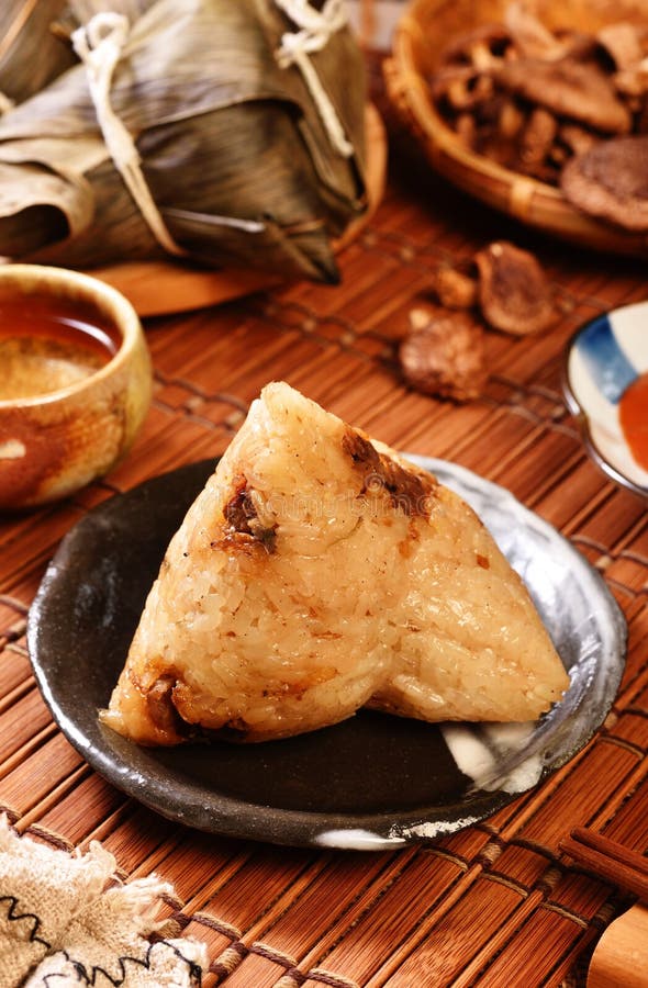 Steamed rice dumpling stock image. Image of shrimp, homemade - 221185671