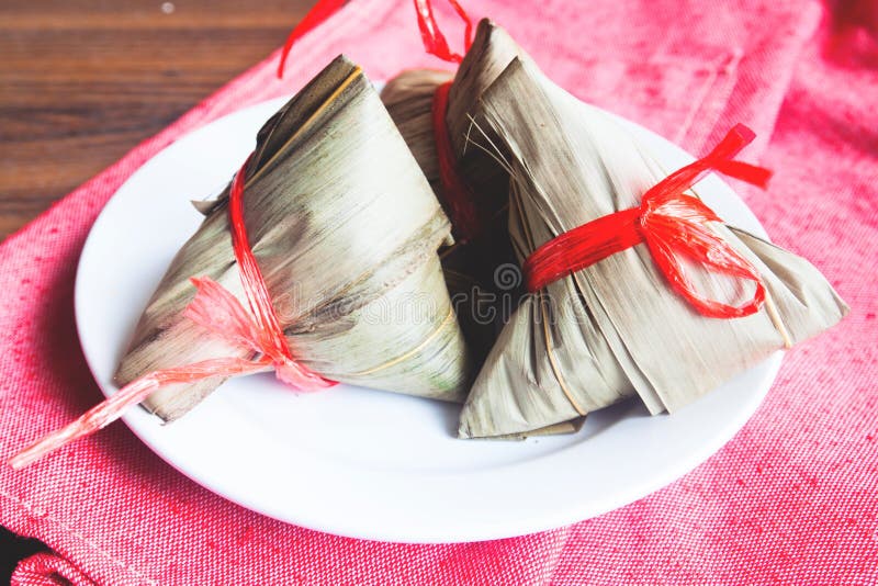 Steamed rice dumpling stock photo. Image of snack, diet - 93463360