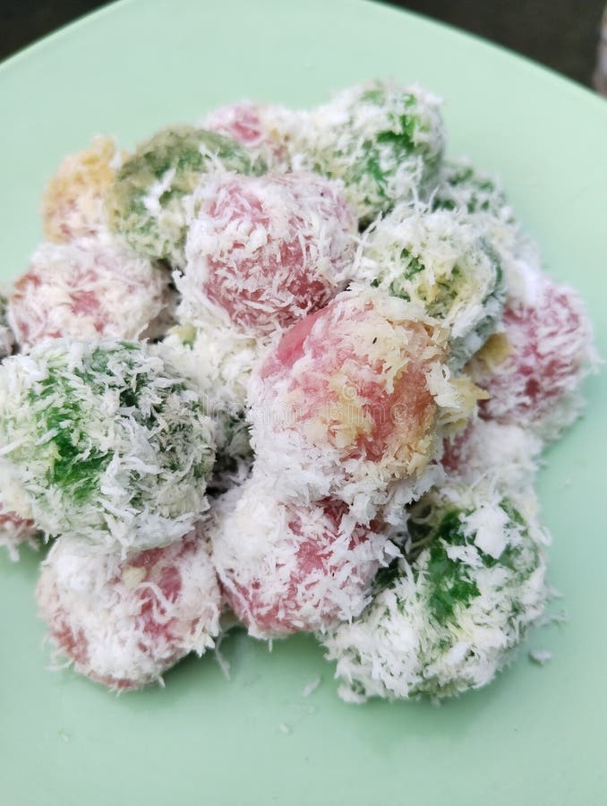 Steamed Rice Filled with Palm Sugar Stock Photo - Image of flower ...