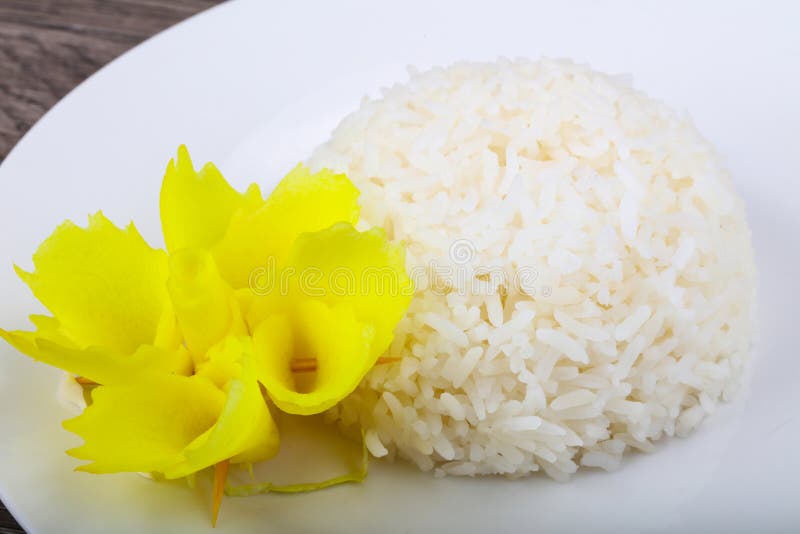 Steamed rice stock image. Image of cooked, asian, white - 111772289