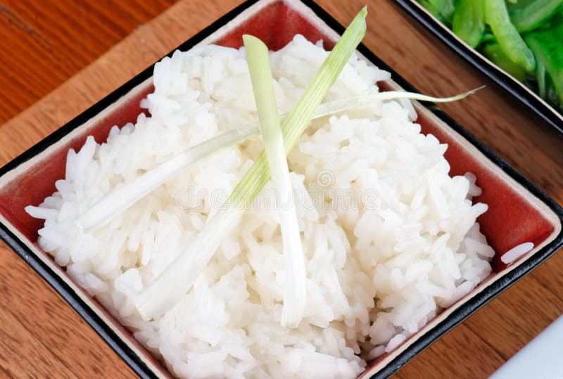 Steamed Rice in Lotus Leaves (Chinese Food) Stock Photo - Image of ...