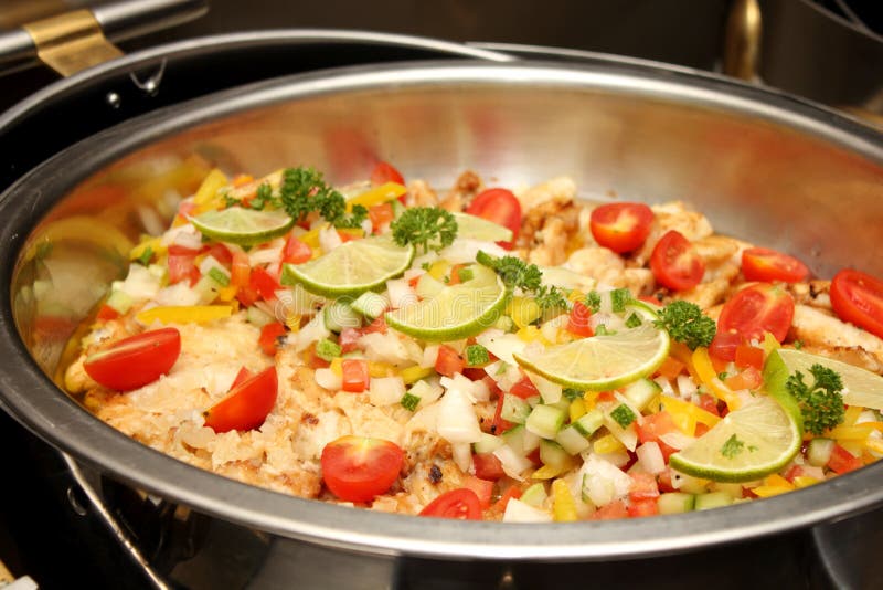 Steamed Snapper Fish with Butter Sauce Stock Image - Image of fish ...