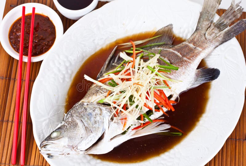 Steamed Snapper with Soy Sauce2 Stock Image - Image of fish, asia: 26634095