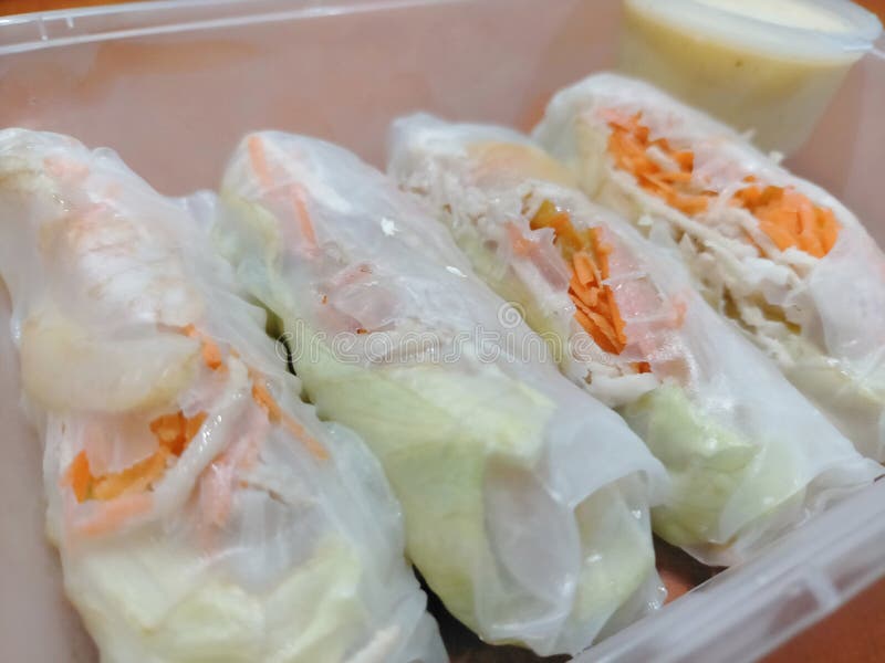 Steamed spring roll stock image. Image of meal, produce - 212010303