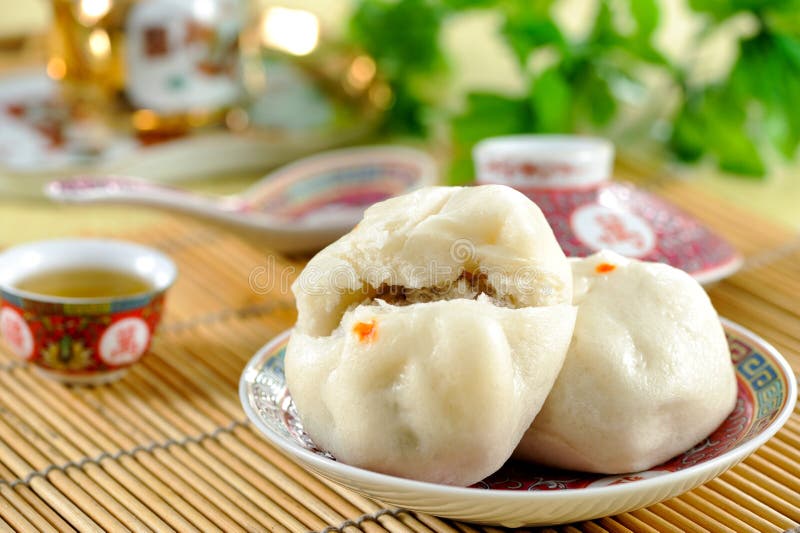 Steamed stuff bun stock photo. Image of dumpling, asian - 102315550