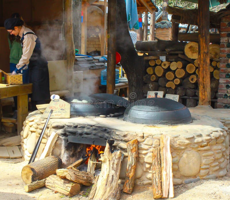 Steamed Stuff Bun Shop in Nami Island Editorial Photo - Image of island ...
