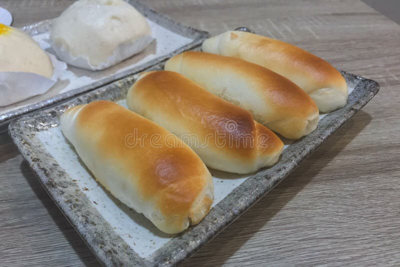 Steamed Stuffed Bun Pork with Bread Stock Image - Image of gourmet ...
