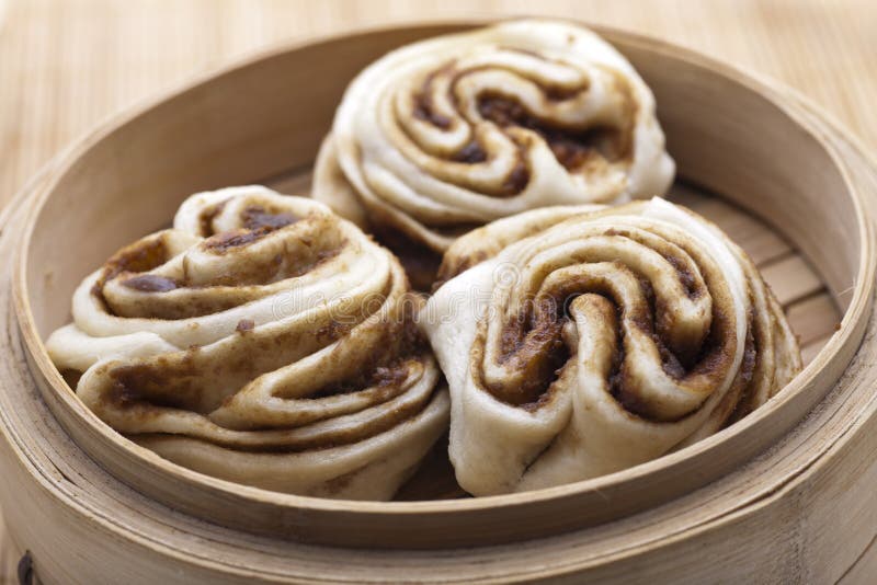 Steamed twisted roll stock photo. Image of breakfast - 24099290