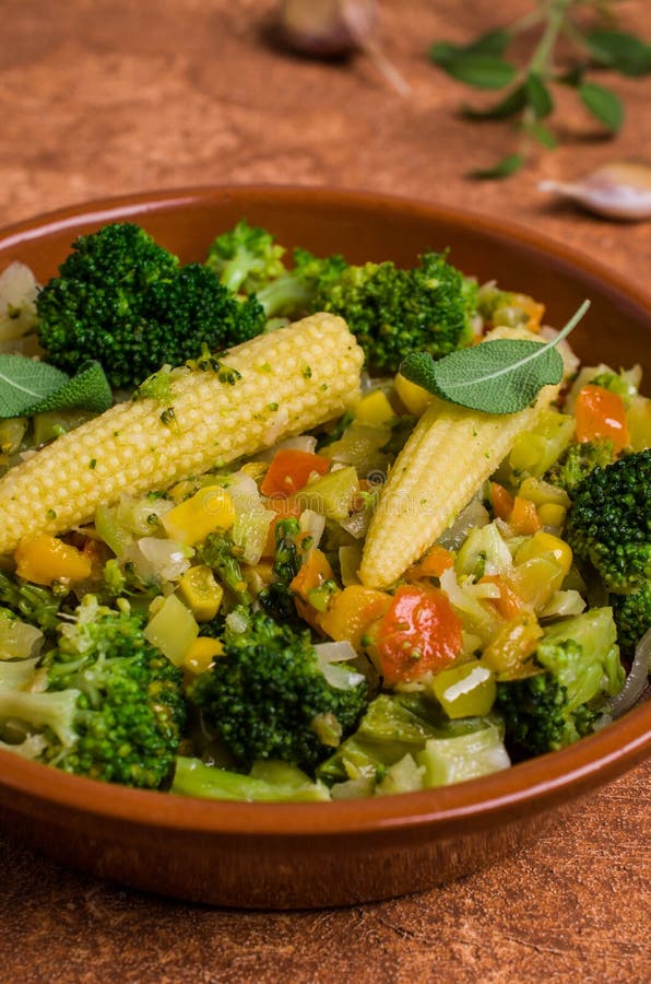 Steamed vegetable mix stock image. Image of plain, lean - 103854231