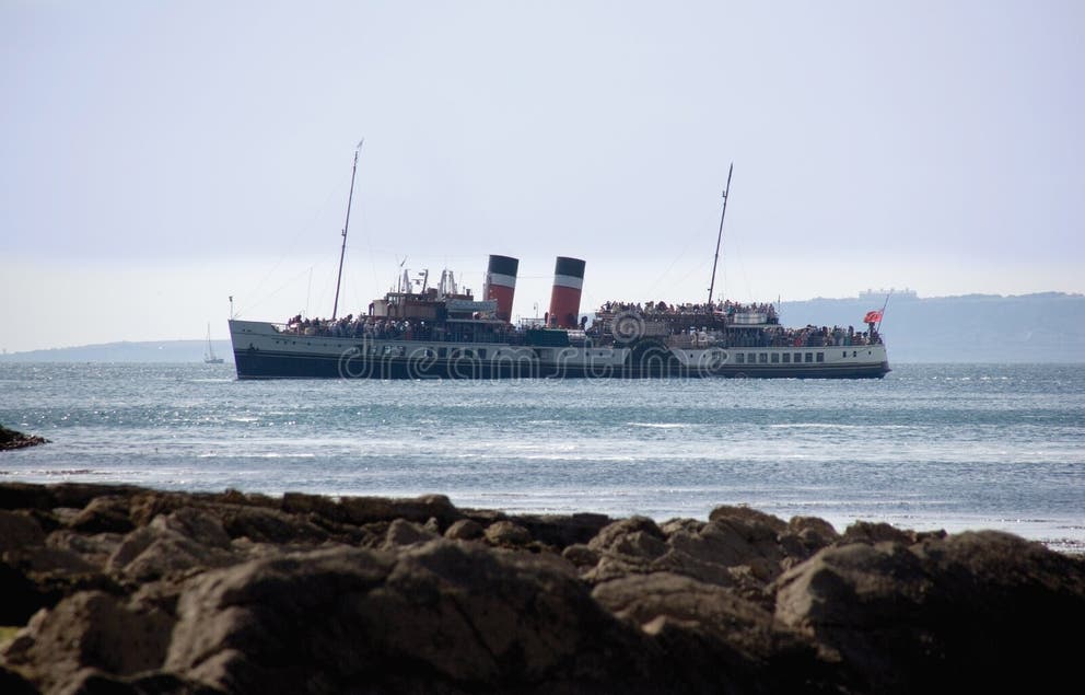 Steamer stock image. Image of tourist, english, landscape - 4007557