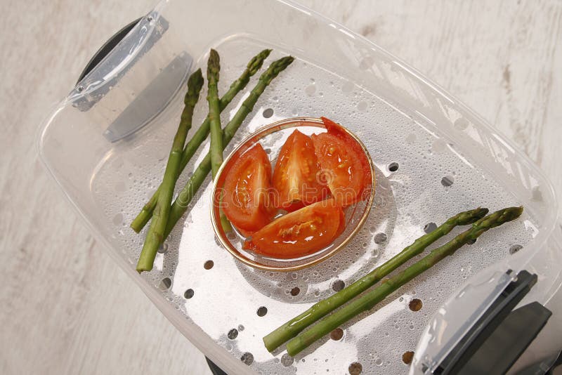 Steamer food stock image. Image of steamer, food, tomatoes - 27533655