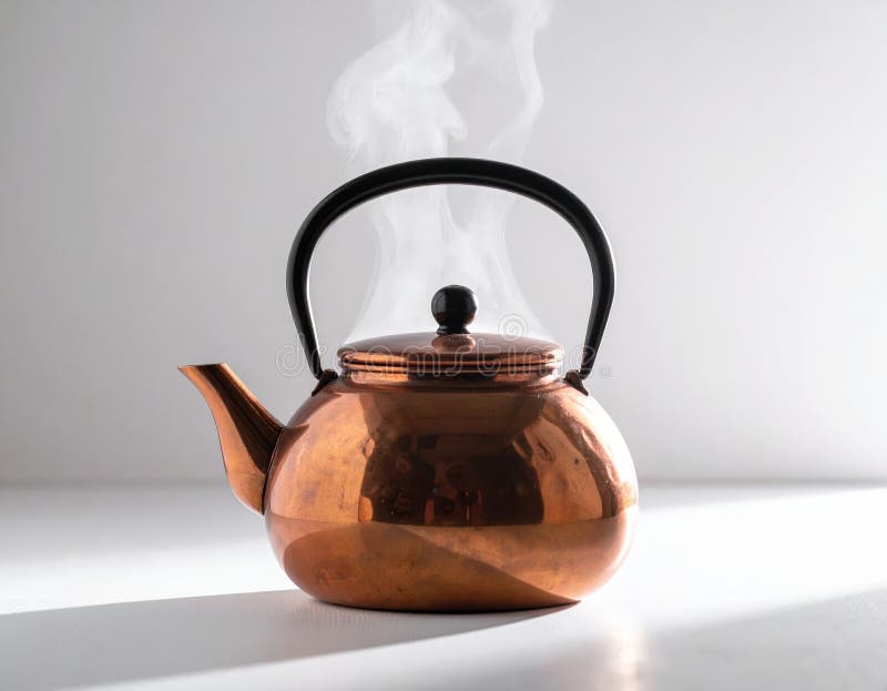 Steaming Copper Kettle, a Timeless Symbol of Warmth and Culinary ...