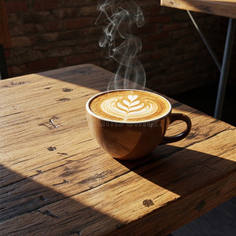 Aromatic Coffee Break stock illustration. Illustration of drink - 372182787