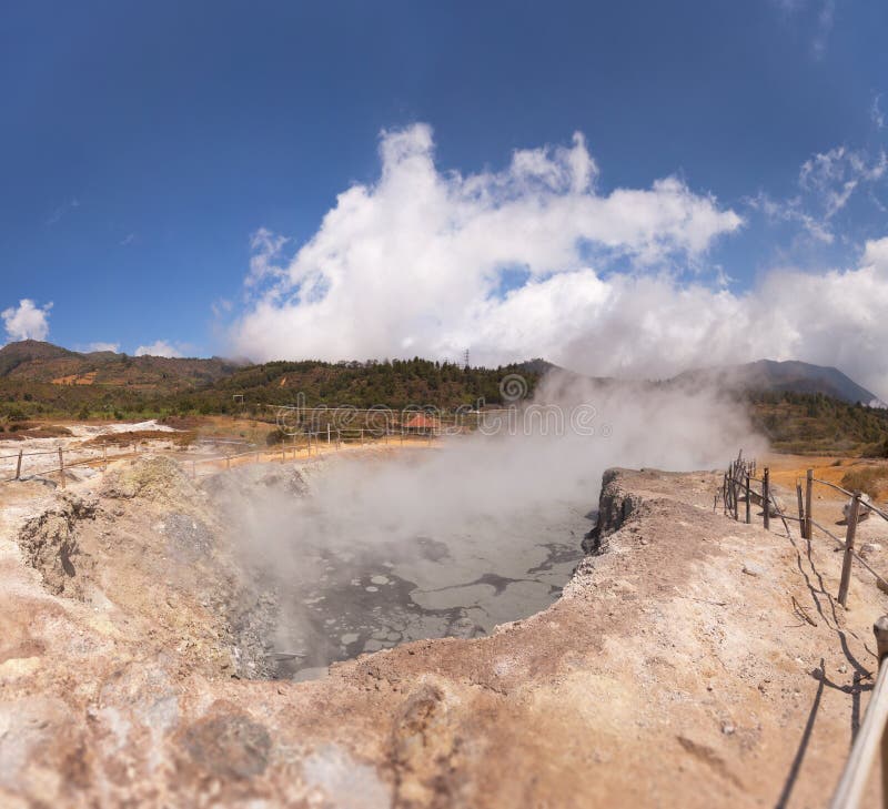 Steaming Geyser in Java, Indonesia Stock Photo - Image of hiking ...