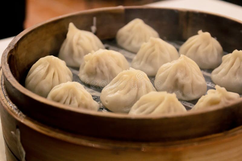 Steaming Hot Shanghai Dumpling Stock Image - Image of dining, shanghai ...