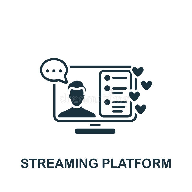 Streaming Platform Icons Stock Illustrations – 338 Streaming Platform ...