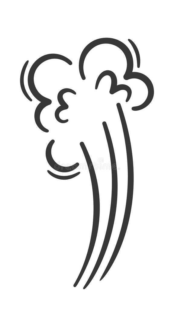 Steaming Smoke Boom Effect Design Stock Illustration - Illustration of ...