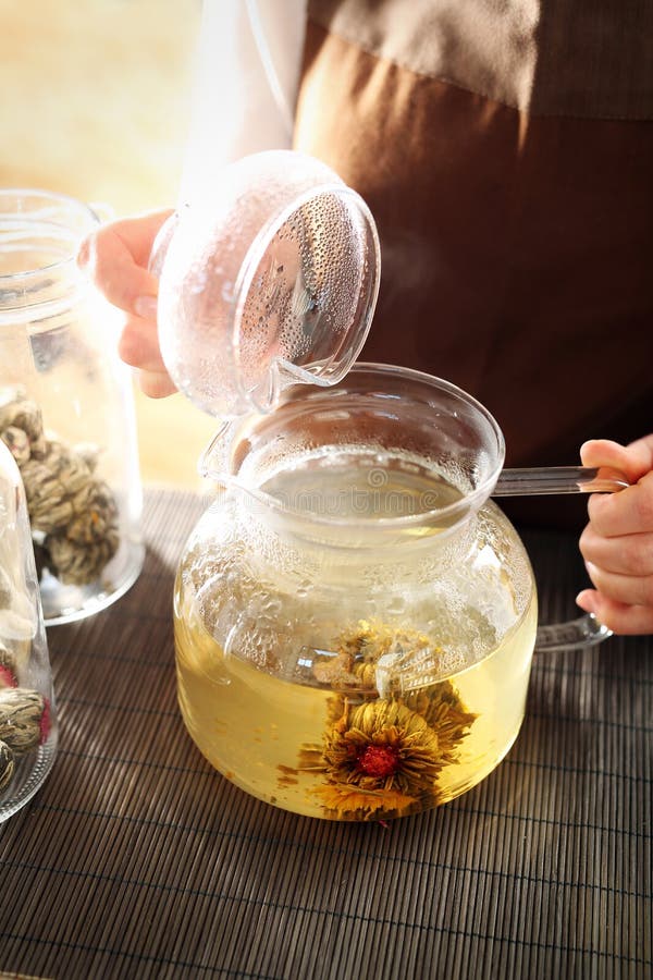 Steaming tea, tea room stock image. Image of herbal, burns - 69084243