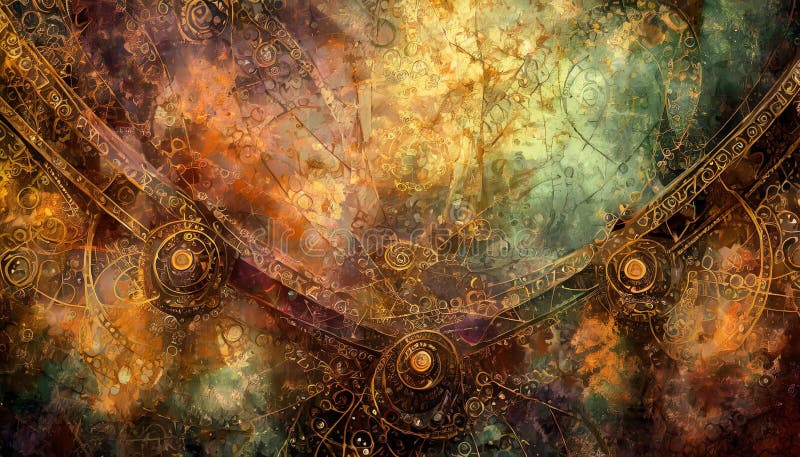 Steampunk Abstract Background Stock Illustration - Illustration of ...