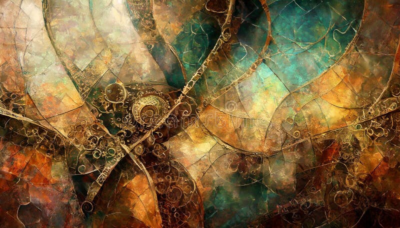 Steampunk Abstract Background Stock Illustration - Illustration of ...