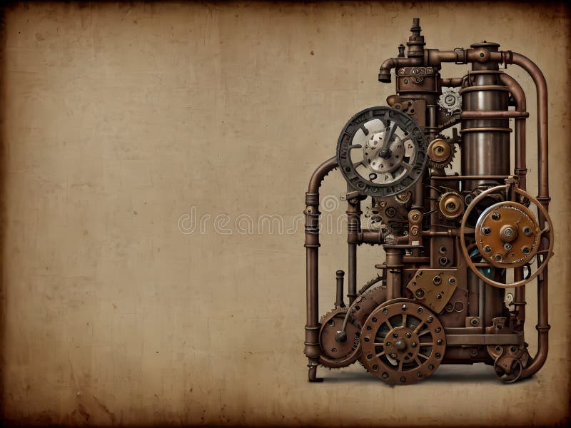 Steampunk Ancient Machine, Generative AI Illustration Stock ...