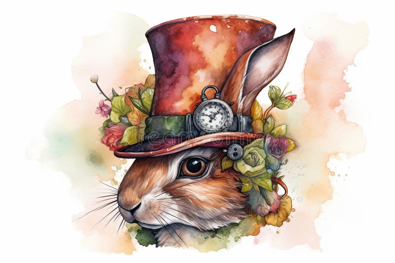Steampunk Bunny Rabbit Illustration Stock Illustration - Illustration ...