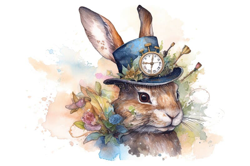 Steampunk Bunny Rabbit Illustration Stock Illustration - Illustration ...