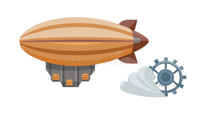 Steampunk Cannon Device, Retro Mechanical Weaponry, Vector Design ...