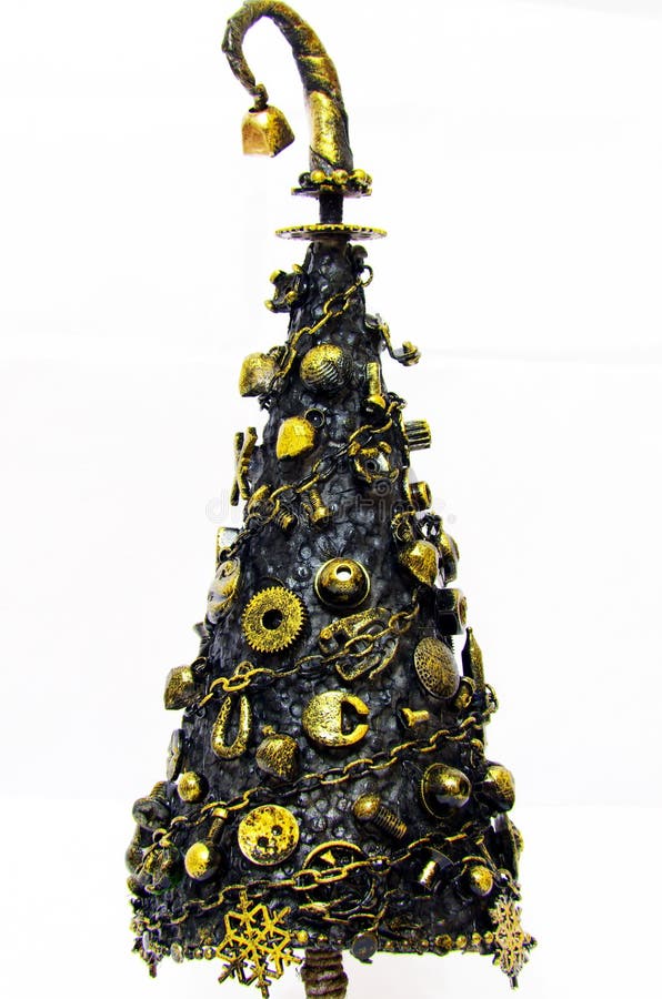 Steampunk Christmas stock illustration. Illustration of tree - 47271941