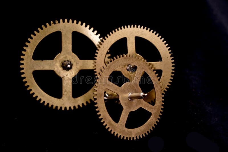 Clock Cogs stock photo. Image of gears, retro, time, clock - 12155174