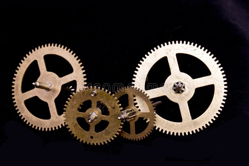 Clock Cogs stock photo. Image of gears, retro, time, clock - 12155174