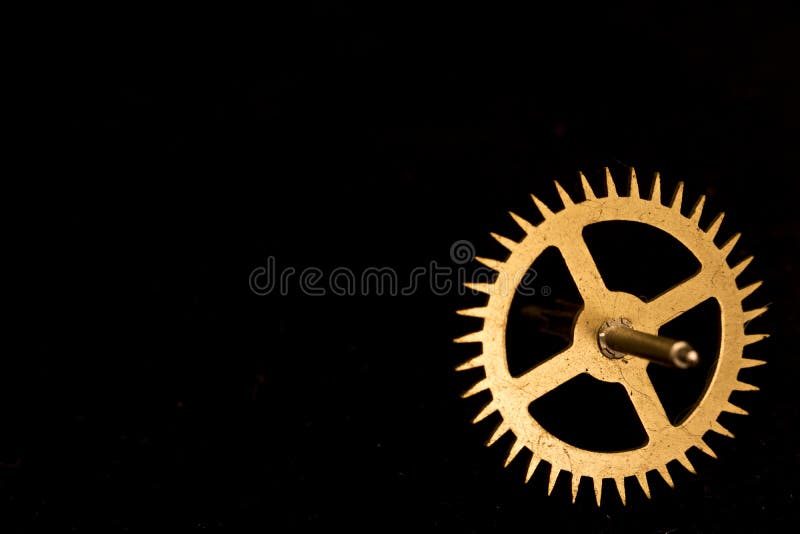 Steampunk Clock Cogs on Black Background Stock Image - Image of masks ...