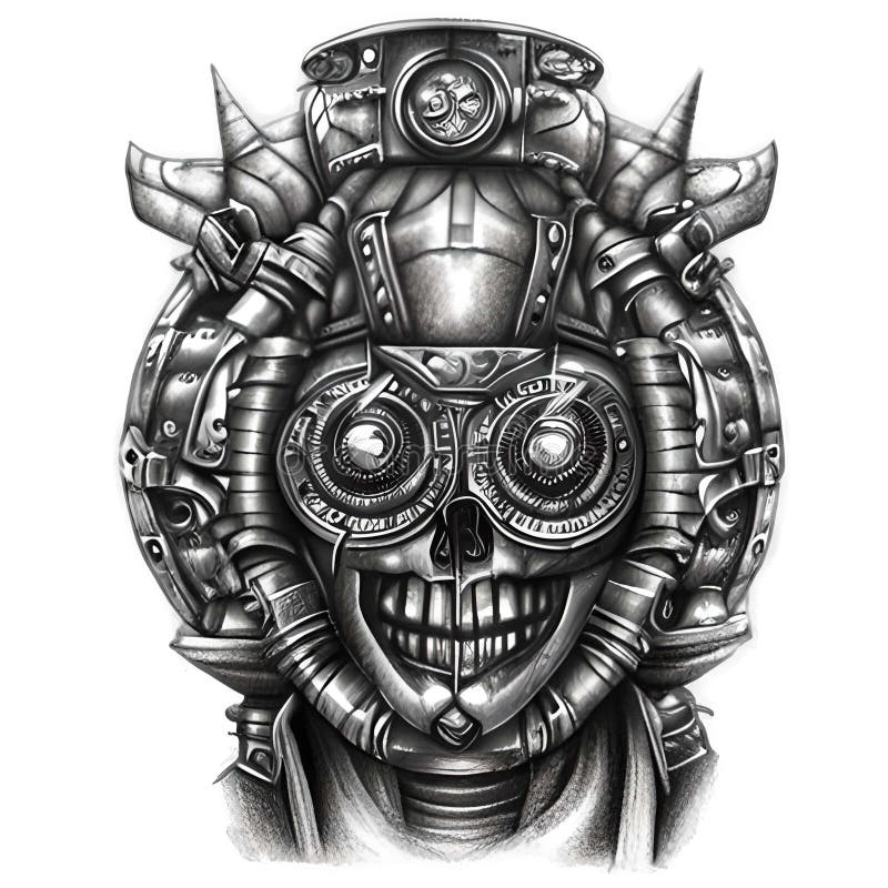 Steampunk Clockwork Universe. Generative AI Stock Photo - Image of ...