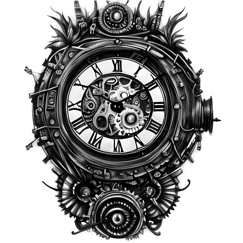 Steampunk Clockwork Universe. Generative AI Stock Image - Image of ...