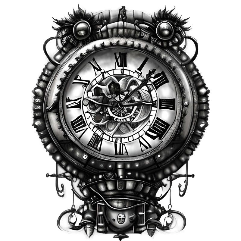 Steampunk Clockwork Universe. Generative AI Stock Photo - Image of ...