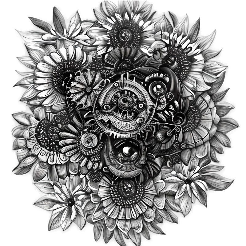 Steampunk Clockwork Universe. Generative AI Stock Image - Image of ...