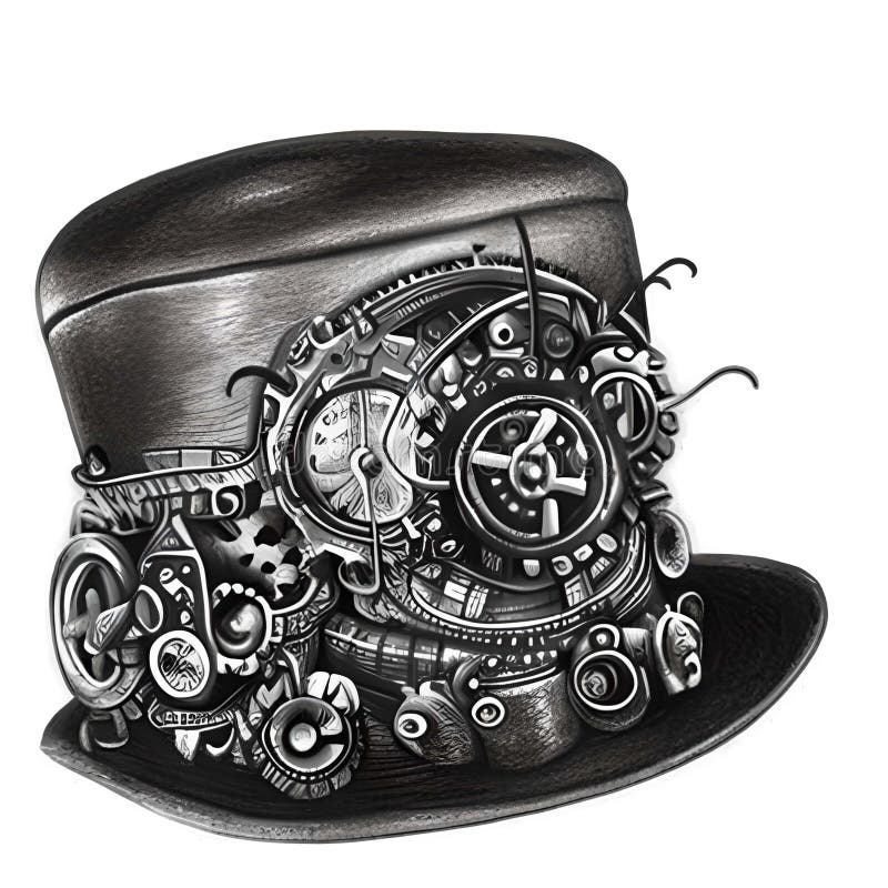 Steampunk Clockwork Universe. Generative AI Stock Photo - Image of ...