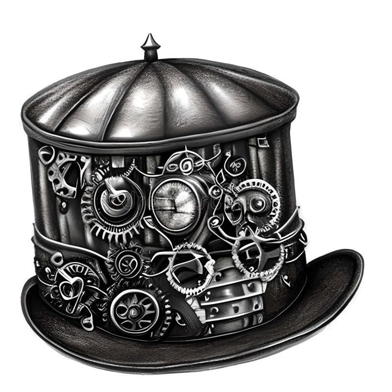 Steampunk Clockwork Universe. Generative AI Stock Photo - Image of ...