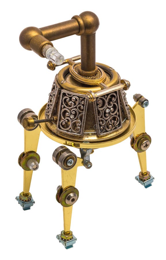 Steampunk device. stock image. Image of retro, punk, bronze - 67543505