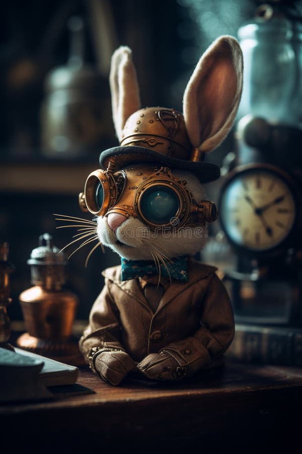 Steampunk Bunny Stock Illustrations – 96 Steampunk Bunny Stock ...