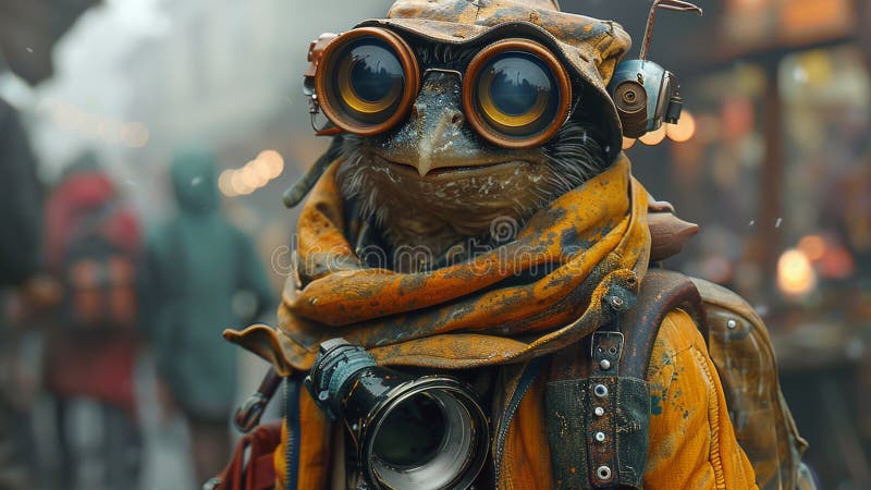 Steampunk Explorer: a Journey through Time and Imagination Stock ...