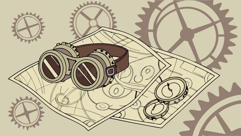 Draw Steampunk Design Elements