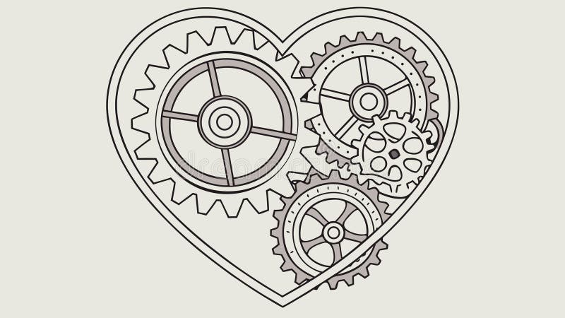 Cogs Outline Style Design Stock Illustrations – 246 Cogs Outline Style ...