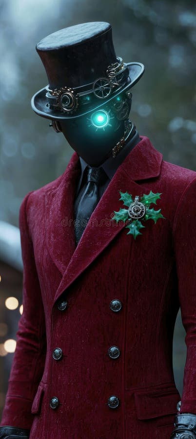 Steampunk-inspired Holiday Attire Stock Illustration - Illustration of ...